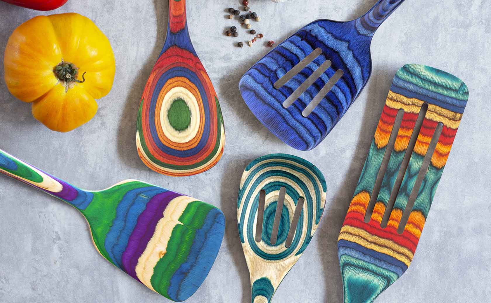 Triple Salt Cellar with Swivel Lids, 1-1/3 Cups Capacity – Totally Bamboo