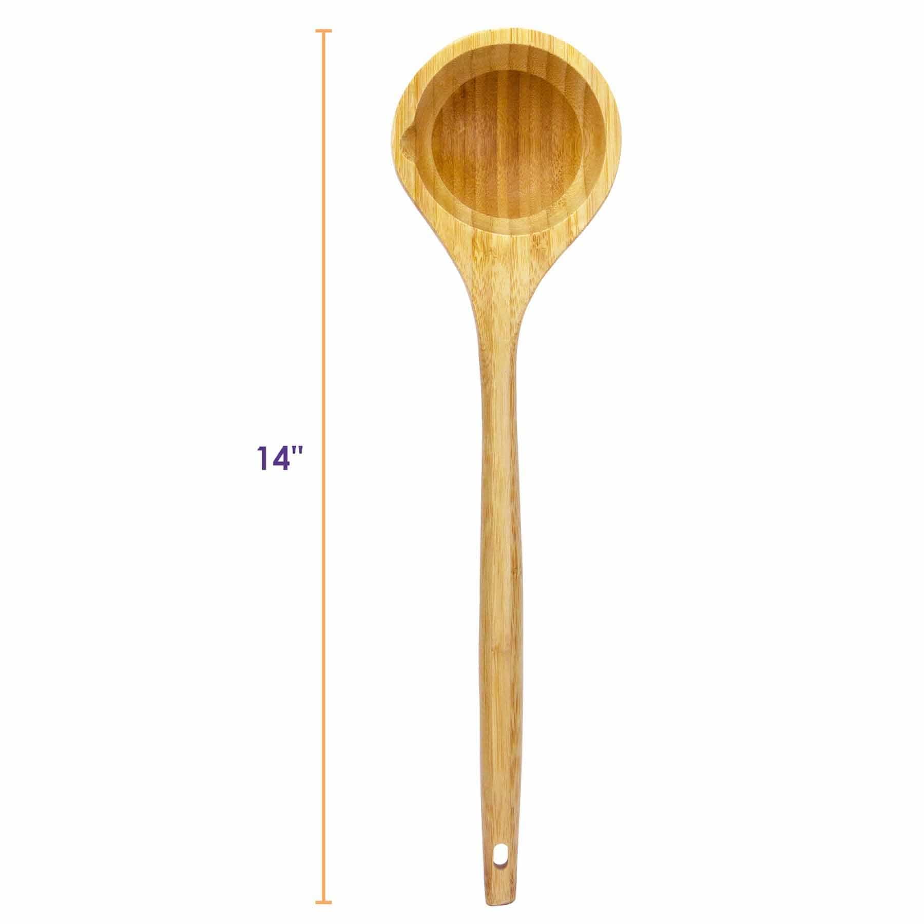 "Lambootensil" Ladle, 14" – Totally Bamboo