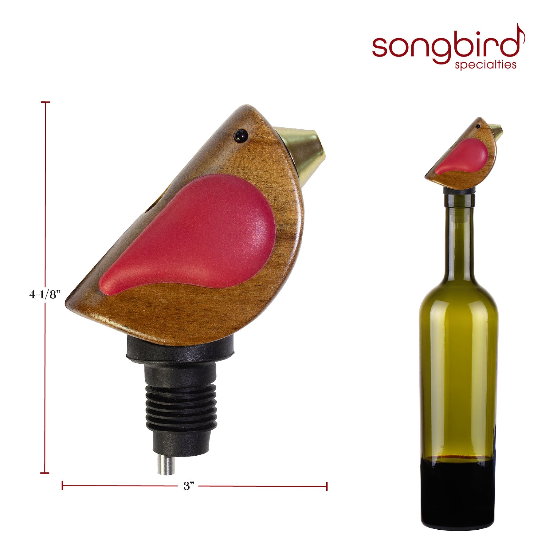 Songbird Specialties® Bottle Pourer, Red – Totally Bamboo