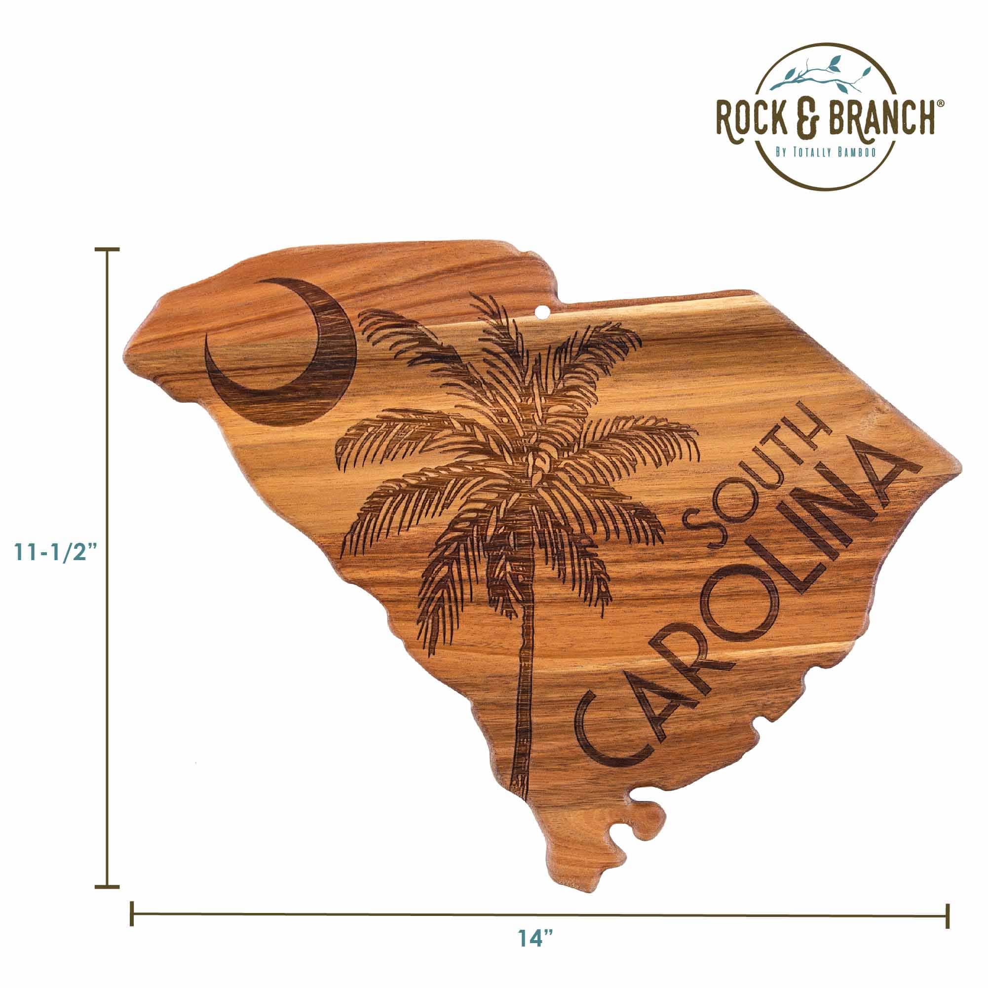 Rock & Branch® Origins Series South Carolina Cutting Board – Totally Bamboo