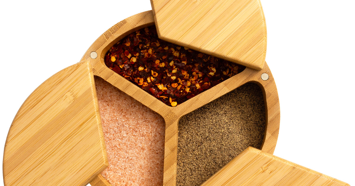 Trio Salt Cellar – Totally Bamboo