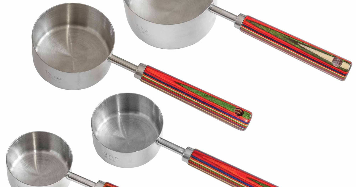 Baltique® Marrakesh Collection 4-Piece Measuring Cup Set | Totally Bamboo