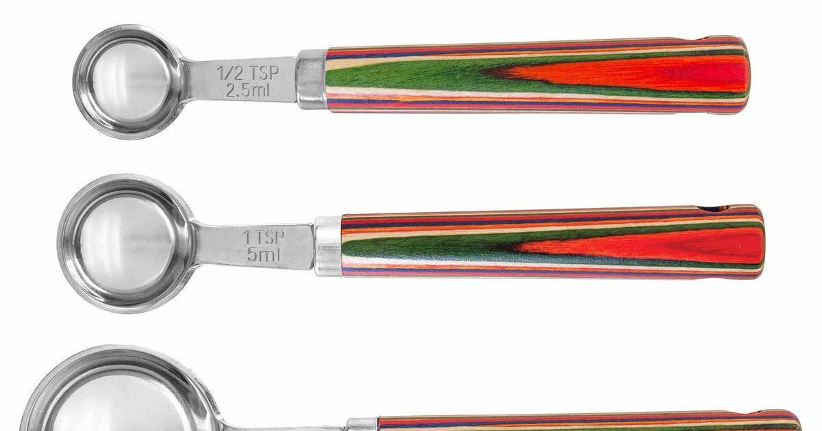 Baltique® Marrakesh Collection 4-Piece Measuring Spoon Set – Totally Bamboo