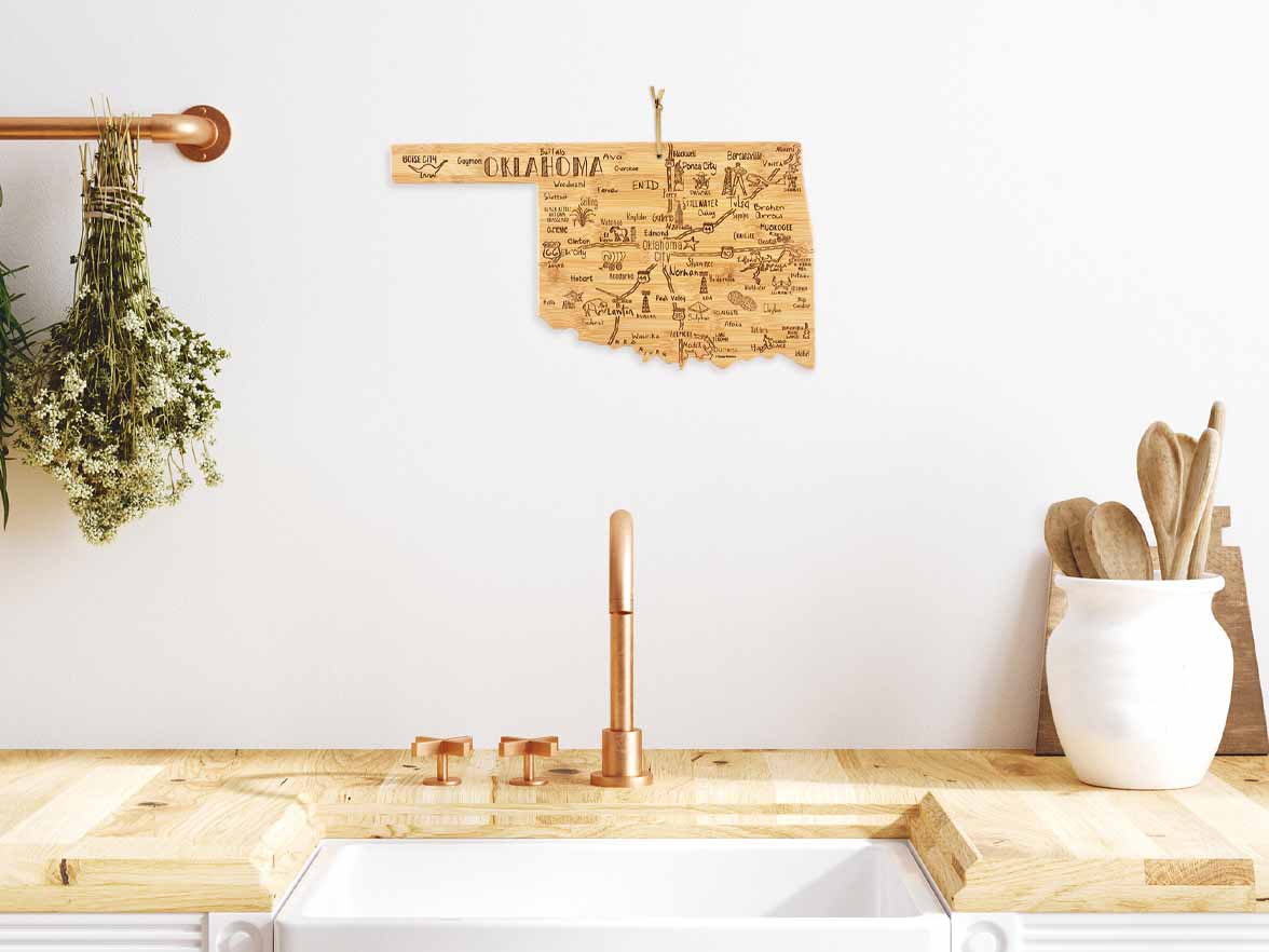 Destination South Dakota Cutting Board | Totally Bamboo