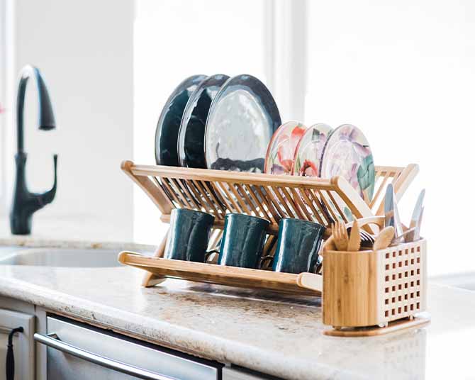 7-Slot Bamboo Rack – Totally Bamboo