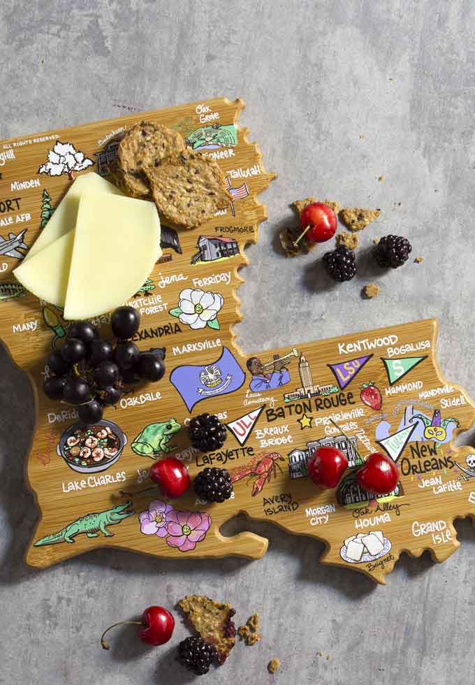 State Cutting Boards with Artwork by Fish Kiss™ – Totally Bamboo
