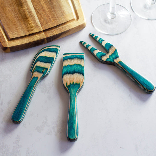Baltique® Mykonos Collection 3-Piece Cheese Tool Set – Totally Bamboo