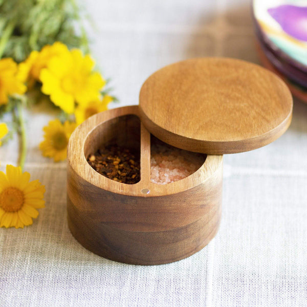Rock & Branch® Acacia Duet Salt Box – Totally Bamboo