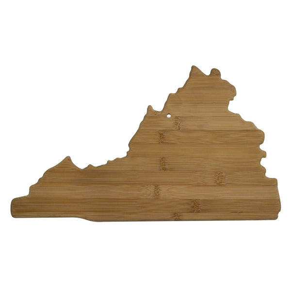 Virginia State Shaped Bamboo Serving and Cutting Board – Totally Bamboo